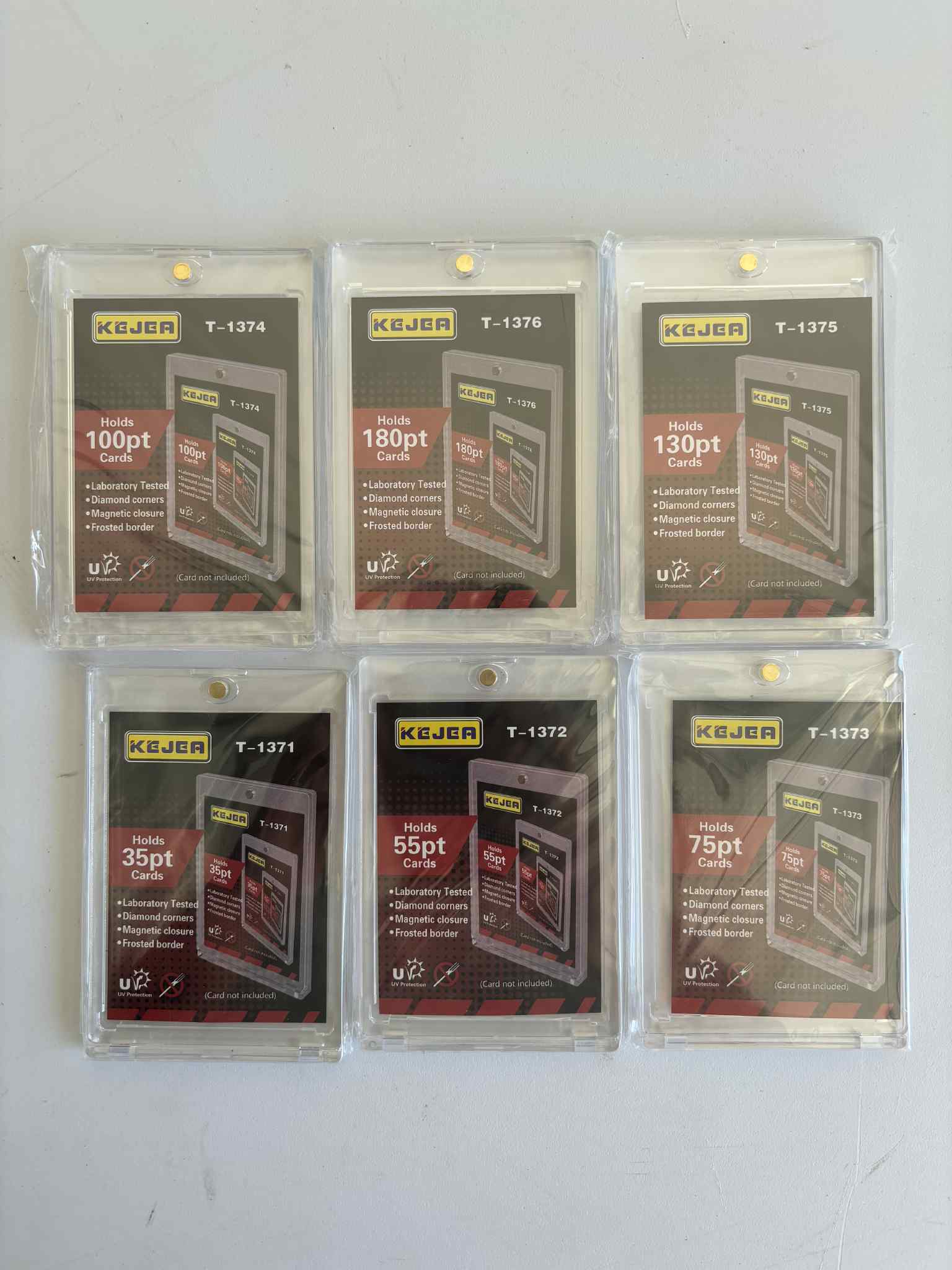 One Touch Card Holders 50 Pack – The Flip Trade Show